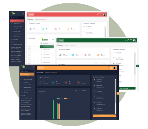 e-leave, online leave management system, leave application
